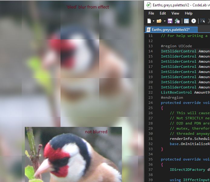 Bitmap effect, how to call blur? - Plugin Developer's Central - Paint ...